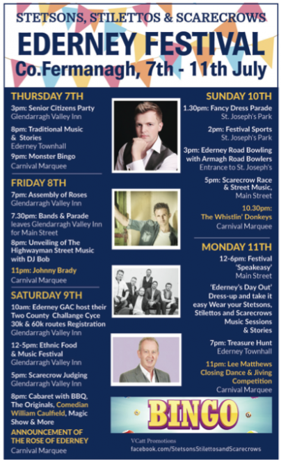 Packed programme of events at Ederney Festival - The Fermanagh Herald