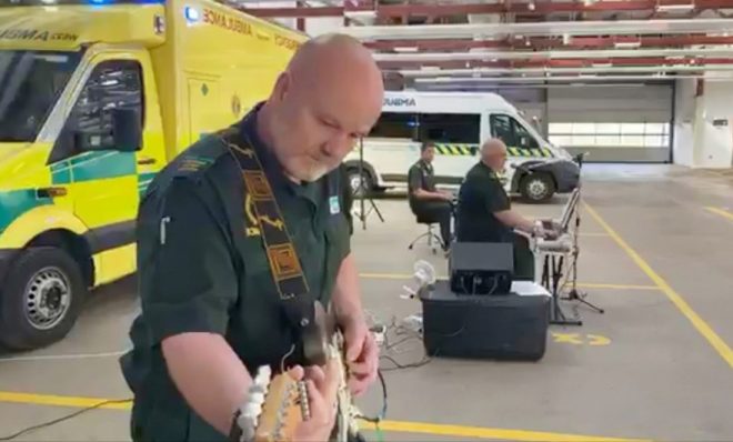 Ambulance crew are hitting the right note! - The Fermanagh Herald