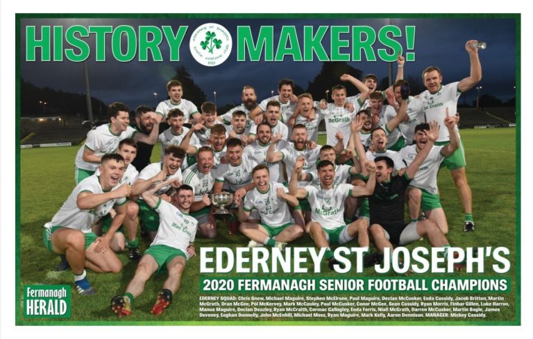Ederney St Joseph's commemorative glossy poster - The Fermanagh Herald