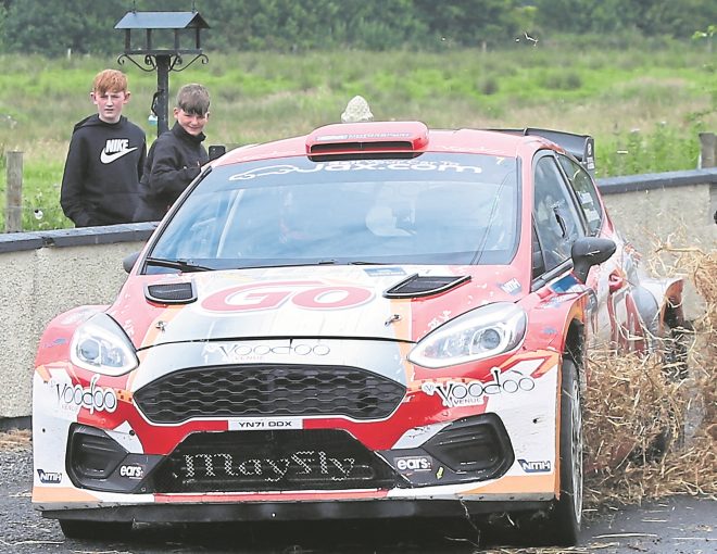 Noble and Jennings in the top ten mix at Donegal Rally - The Fermanagh ...