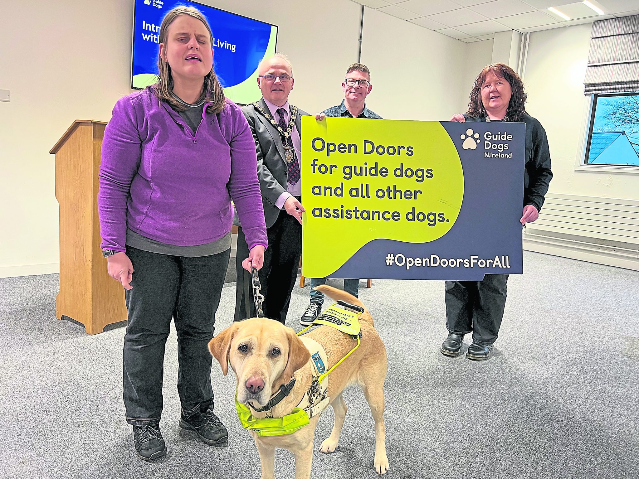 Council launches open doors scheme for guide dogs - The Fermanagh Herald