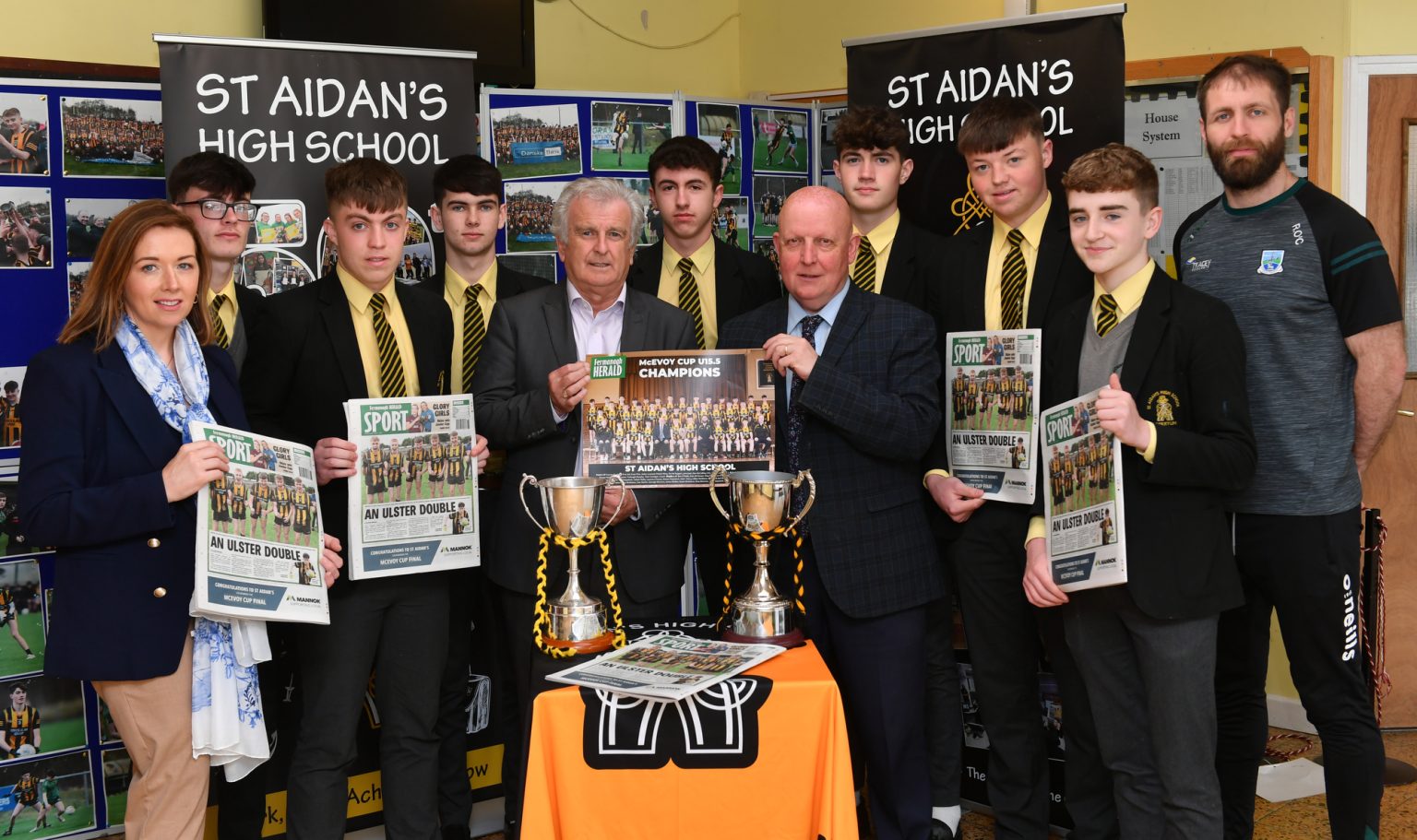 Herald honours St Aidan's double Ulster winners - The Fermanagh Herald